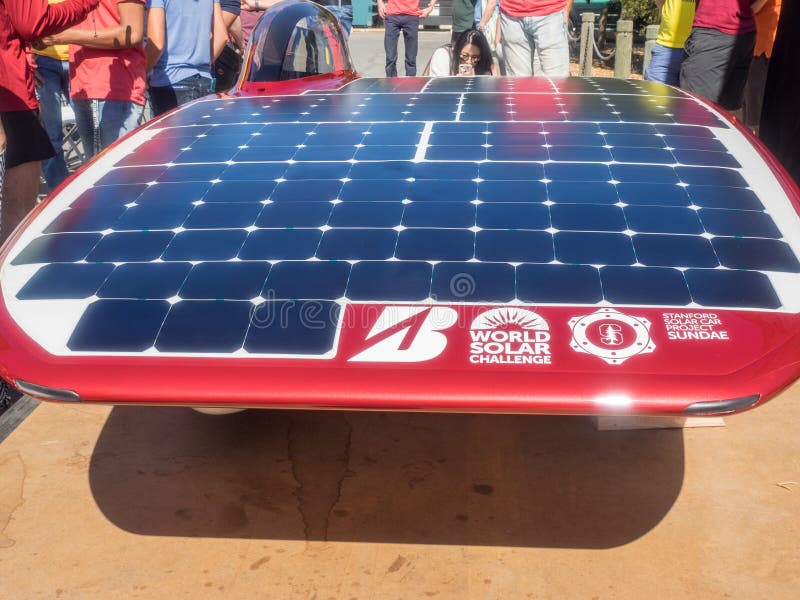 Stanford Solar Car Project imagen de archivo editorial. Imagen de ...