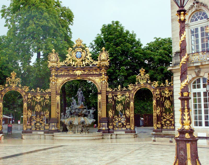 The Stanislas Place in Nancy Editorial Photography - Image of carracopy ...