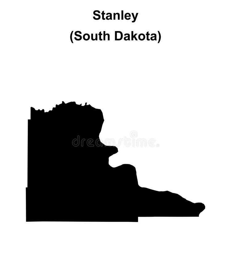 Stanley outline map stock vector. Illustration of stanley - 361759937