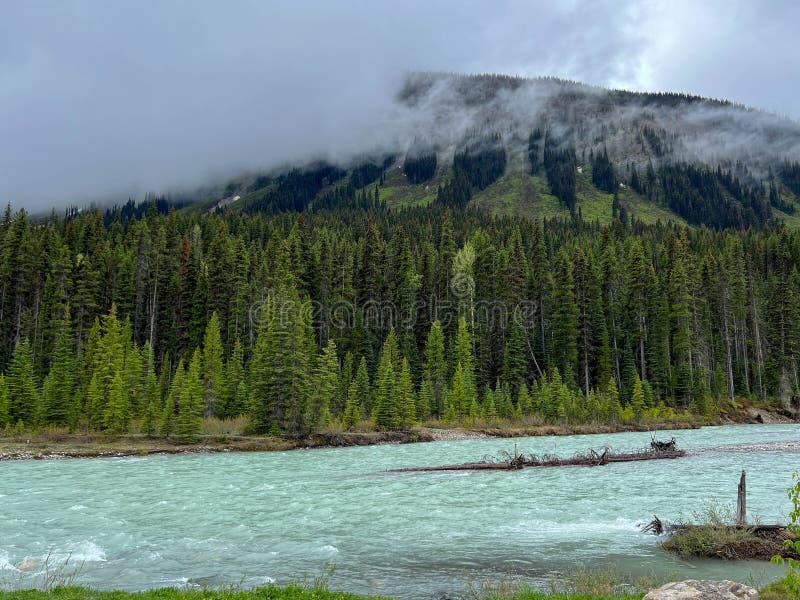 Stanley Peak in Kootenay National Park in Canada Stock Photo - Image of ...