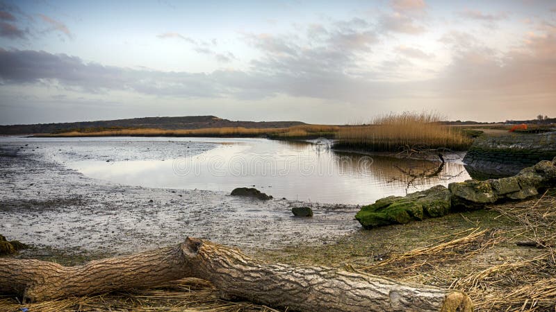 Stanpit Marsh stock image. Image of marsh, coastline - 30683293