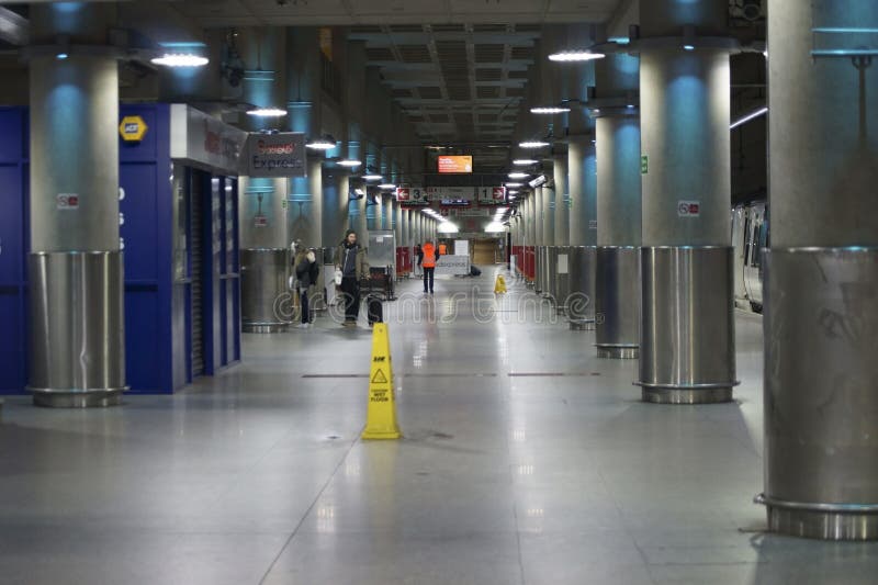 Stansted Express Train Terminal Editorial Image - Image of london ...