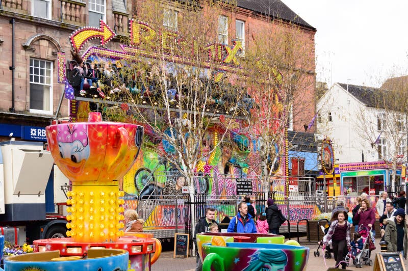 Stanworths Funfair Remix Ride Editorial Stock Photo - Image of remix ...