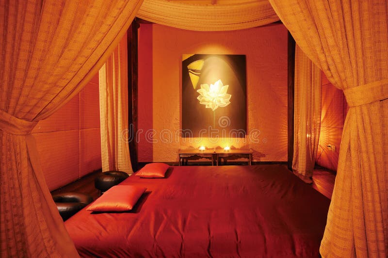 Stanza Di Massaggio Immagine Stock Immagine Di Illuminazione 9292911
