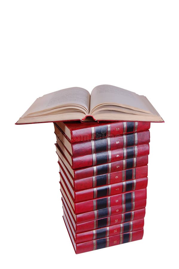 Stapel van boek stock afbeelding. Image of groot, universiteit - 24982751