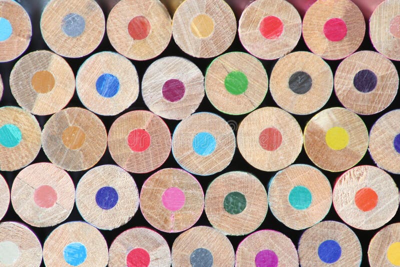 Stapel Farben stockbild. Bild von farben, zeichenstift - 4481471