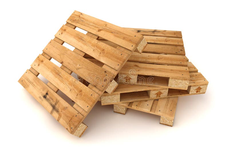 Stapel houten pallets stock foto. Image of euro, industrie - 43422974