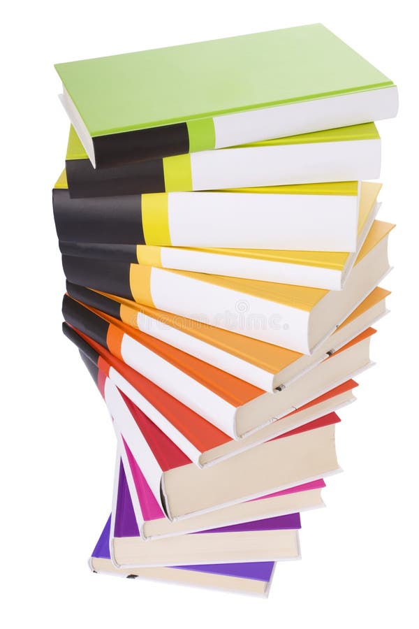 Stapel kleurrijke boeken stock afbeelding. Image of kleuren - 6095401