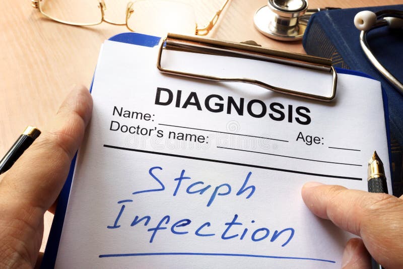 Staph Infection. stock image. Image of diagnosis, medicine - 101192649