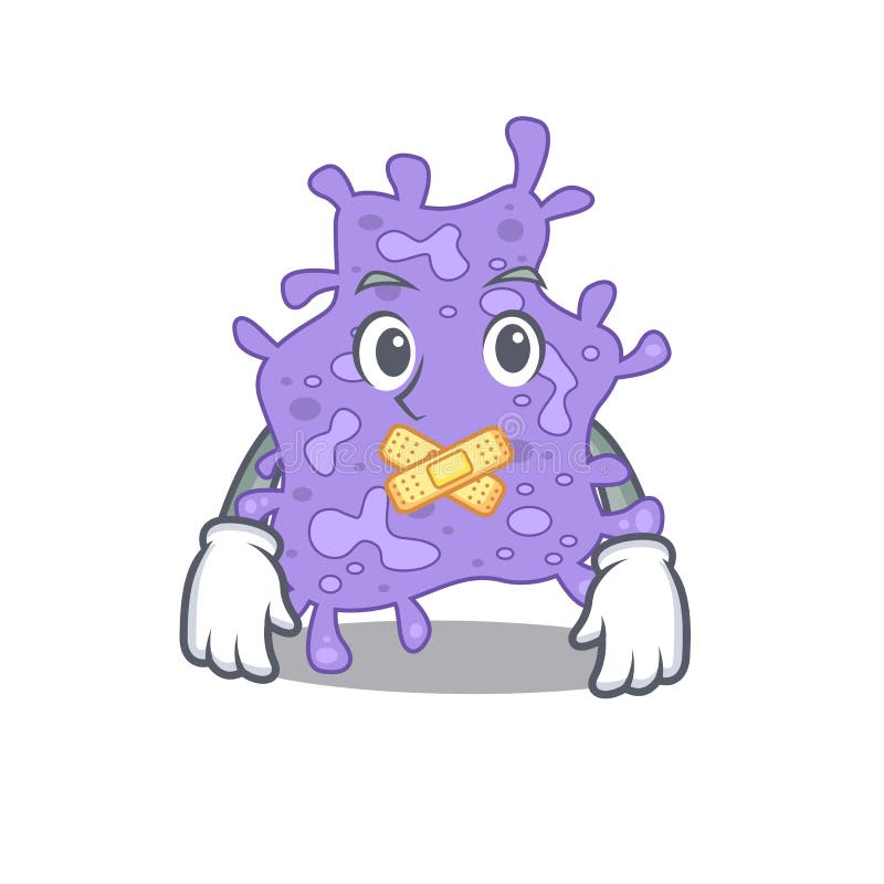 Staphylococcus Aureus Cartoon Character Style with Mysterious Silent ...