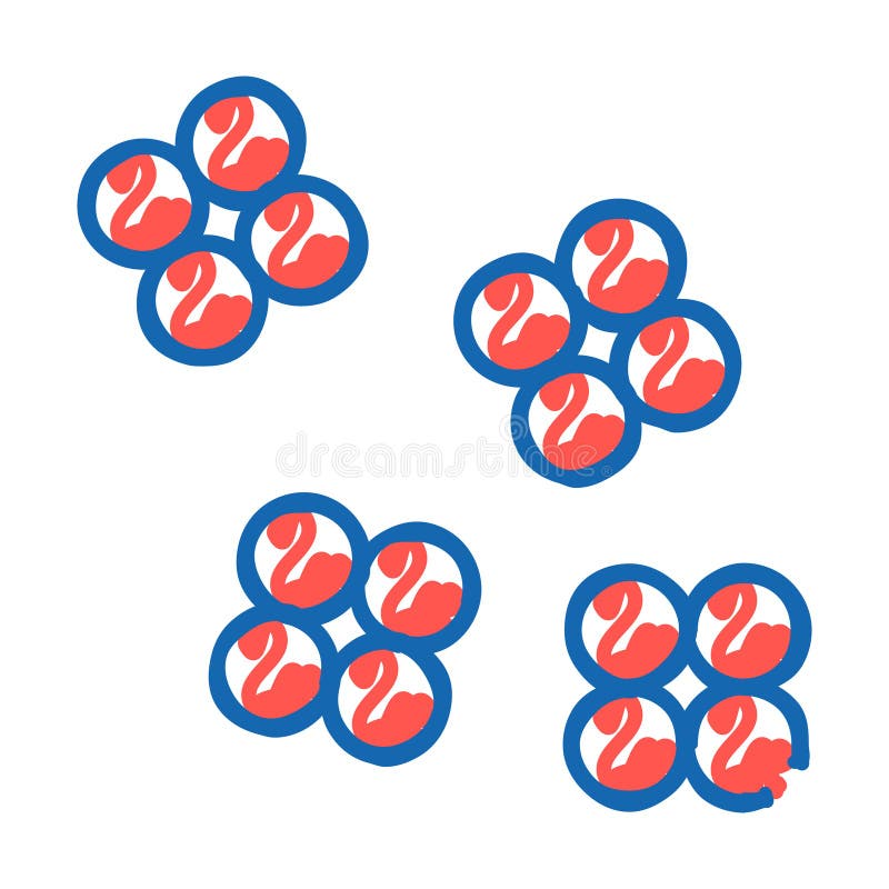 An Icon of Staphylococcus Aureus Cartoon Design Style with a Sign Board ...