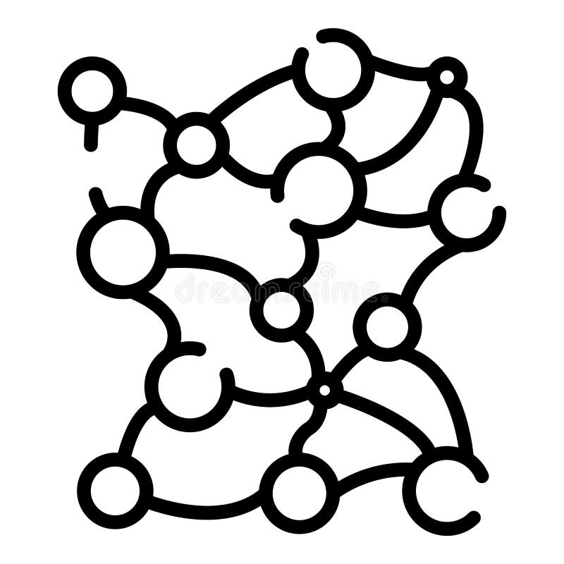 Staphylococcus Colony Icon, Outline Style Stock Vector - Illustration ...