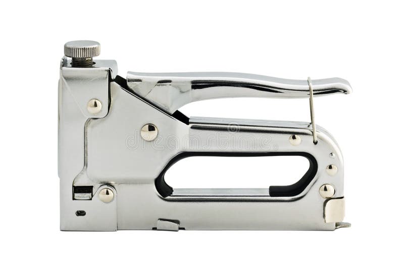 Staple gun stock image. Image of punch, accessory, chrome - 14533881