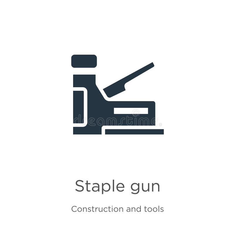 Staple Gun. Construction Stapler Vector Sketch Illustration Stock ...