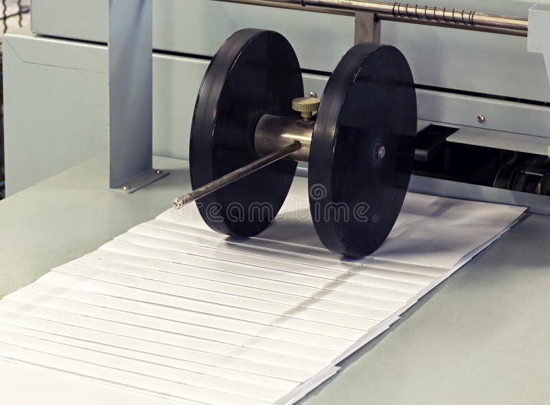 Staple Machine at the Printing Press Office Stock Photo - Image of ...