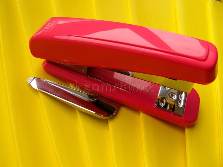 Stapler stock image. Image of stapler, stapling, metal, office - 20159