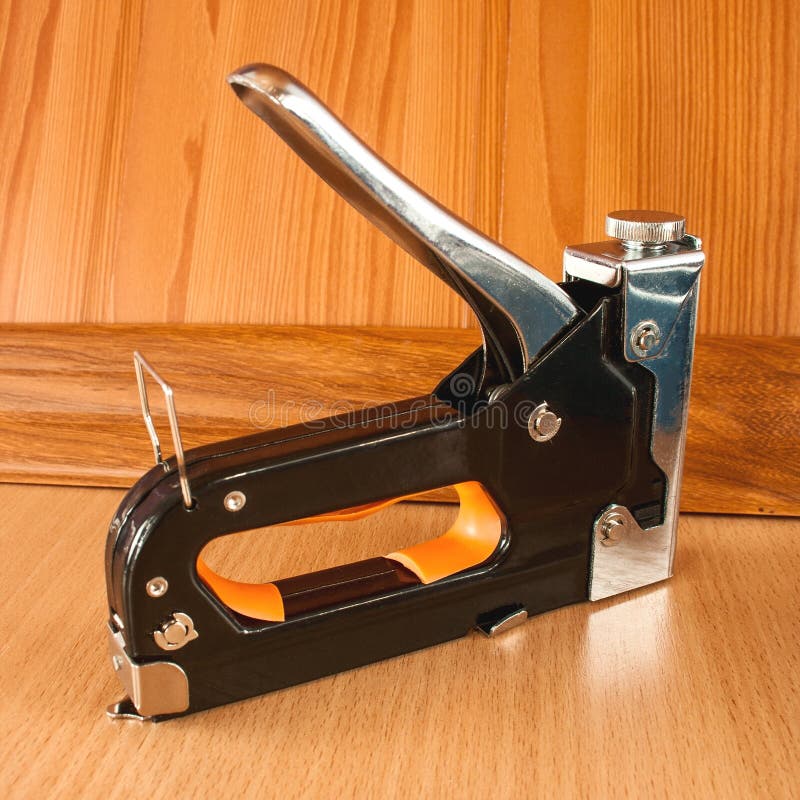 Stapler, Fastening Sheet Materials Stock Photo - Image of improvement ...