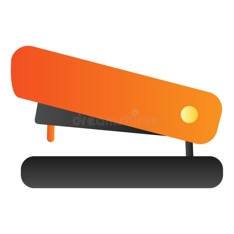 Stapler Flat Icon. Tool Color Icons in Trendy Flat Style. Staple Gradient Style Design, Designed ...