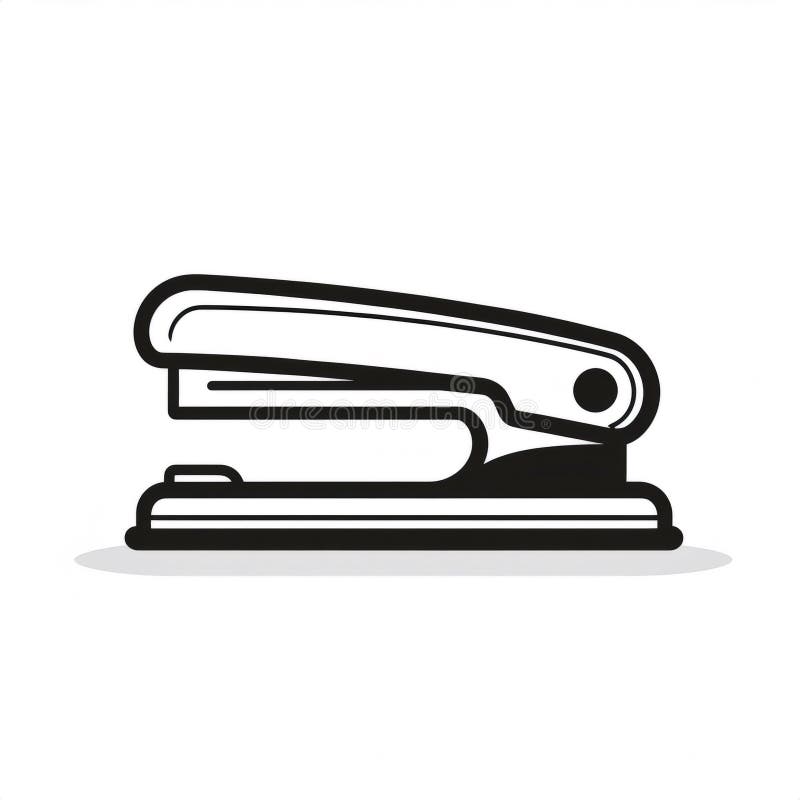Stapler Icon Representing Office Work, Paperwork, Documents, and ...