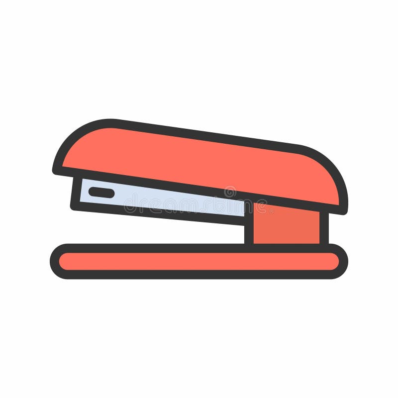 Stapler icon vector image. stock vector. Illustration of clip - 348162935