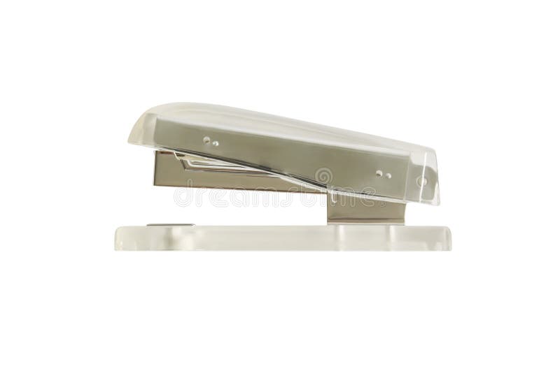Stapler Isolated on White Background Stock Photo - Image of metal ...
