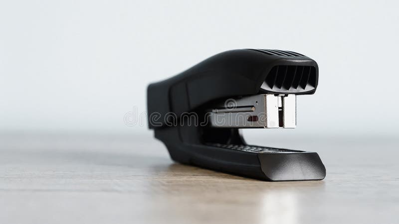 Stapler for Office Work on the Table. Stationery Item. Office Su Stock ...