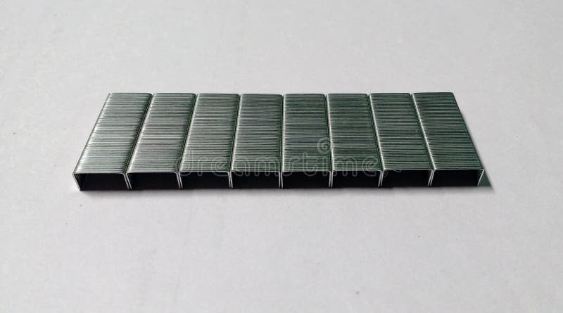 Stapler pins stock image. Image of stick, white, office - 70832067