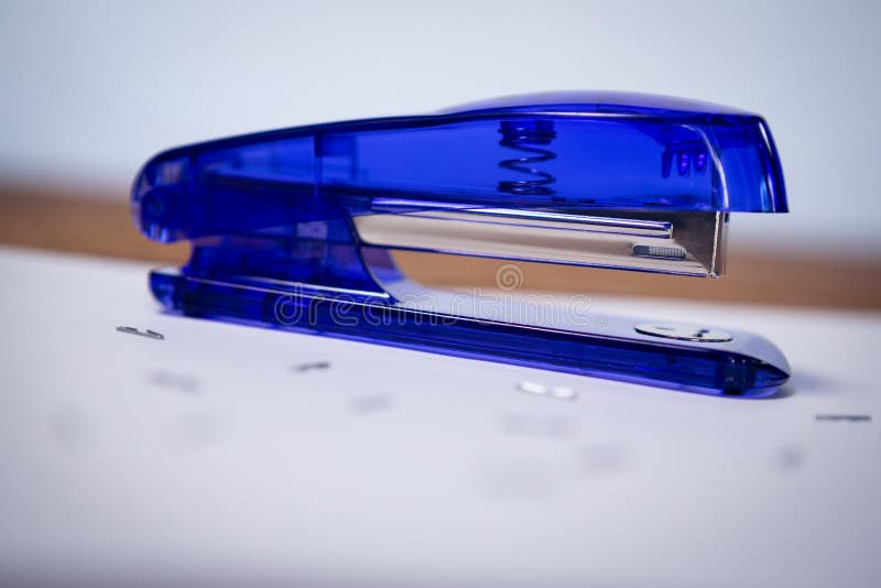 Stapler by pins stock photo. Image of stationery, shot - 98002218
