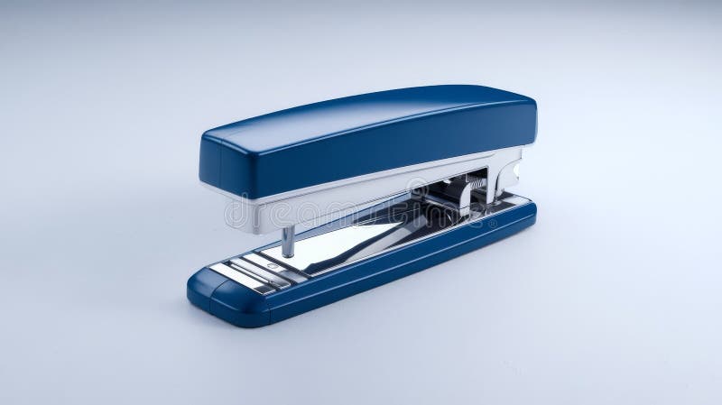 A Stapler Placed on a Clean White Background, Ideal for Graphic Design ...