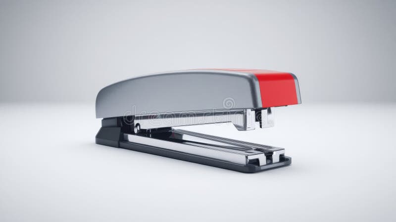 A Stapler Placed on a Clean White Background, Ideal for Graphic Design ...