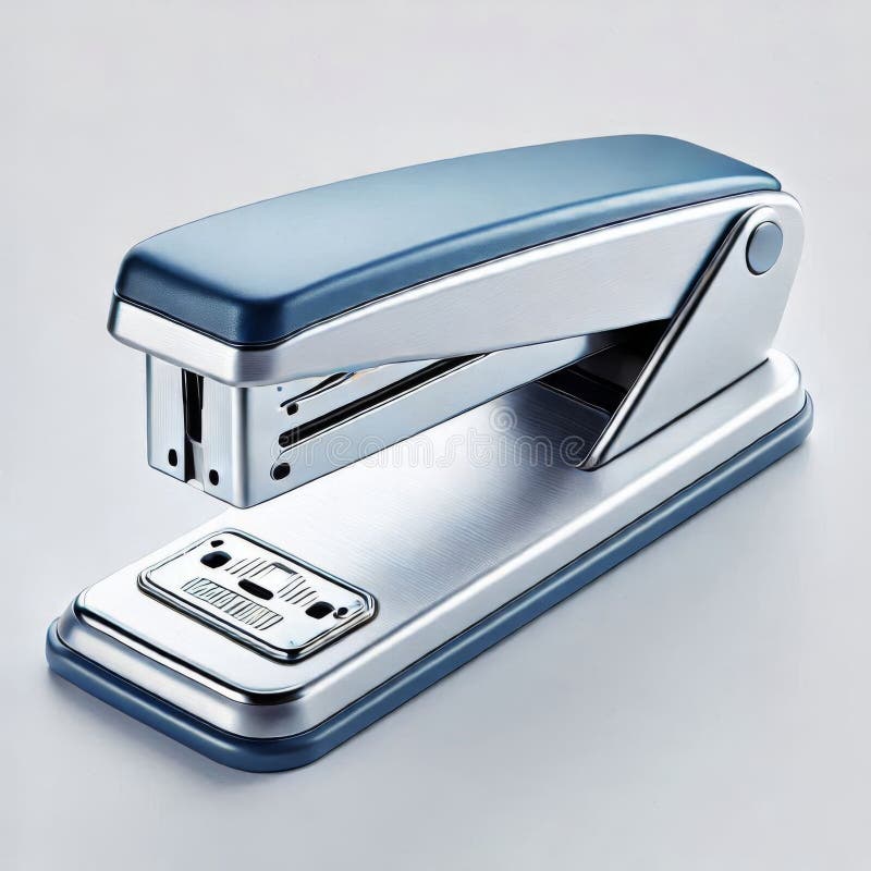A Stapler Placed on a Clean White Background, Ideal for Graphic Design ...
