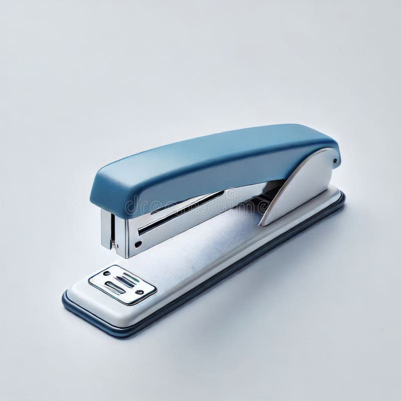 A Stapler Placed on a Clean White Background, Ideal for Graphic Design ...