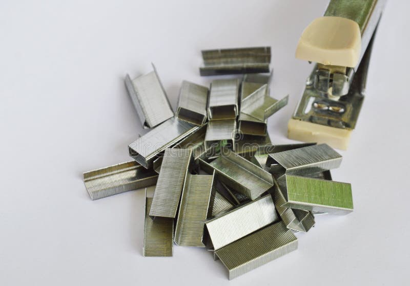 Two Stapler Refill Isolated on a White Background Stock Image - Image ...