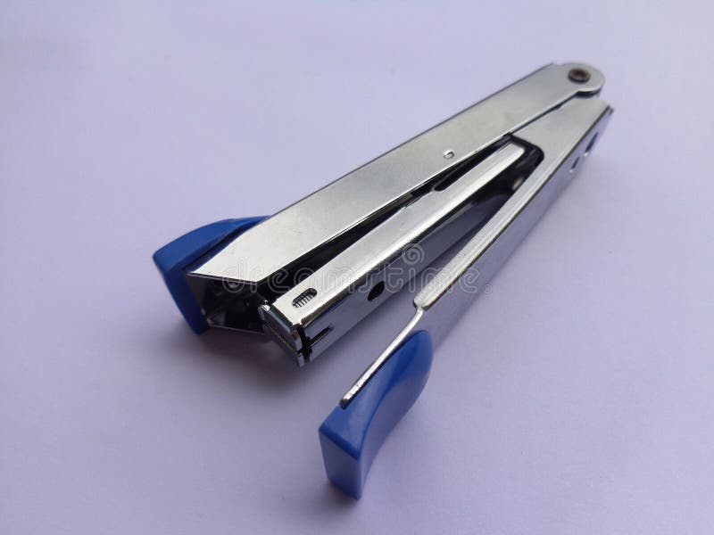 Stapler stock image. Image of yellow, small, cutter, home - 49767669