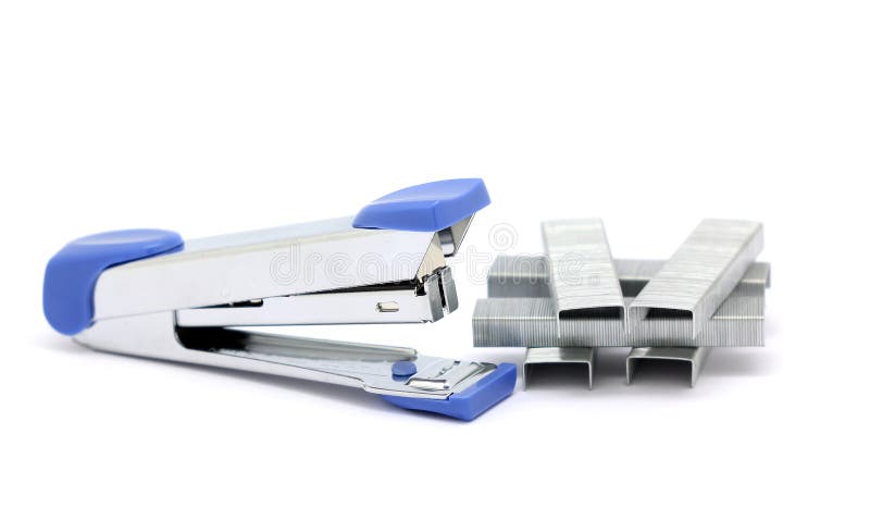 Stapler and staples stock photo. Image of binder, empty - 32430616