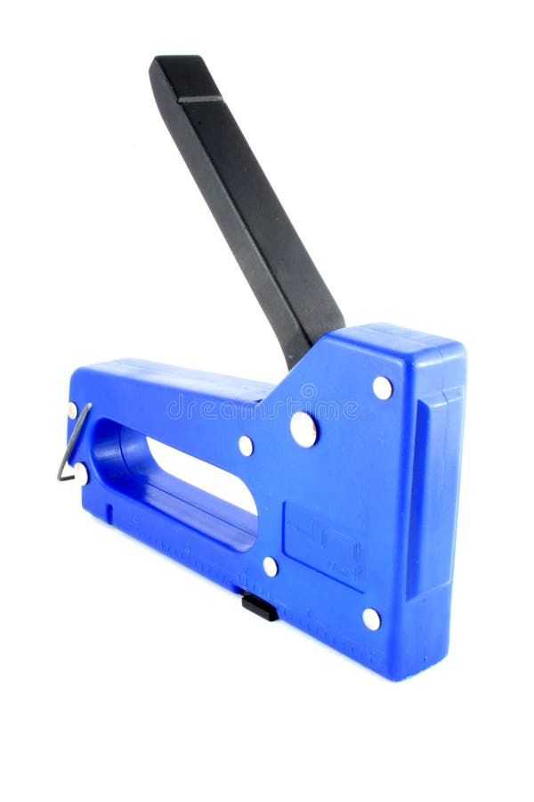 Stapler to wood stock photo. Image of stapler, staples - 8229054