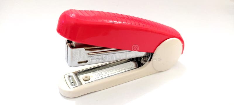 Stapler used in the office stock photo. Image of stapler - 222167238