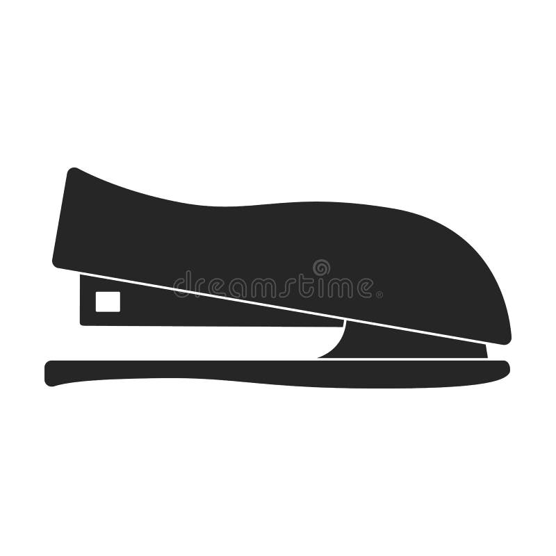 Black Stapler Isolated White Stock Illustrations – 881 Black Stapler ...