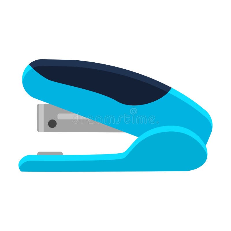 Stapler Vector Black Icon. Vector Illustration Staple of Puncher on ...