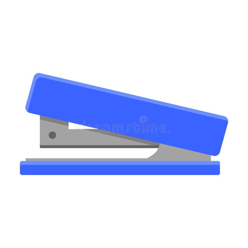 Stapler Vector Black Icon. Vector Illustration Staple of Puncher on ...
