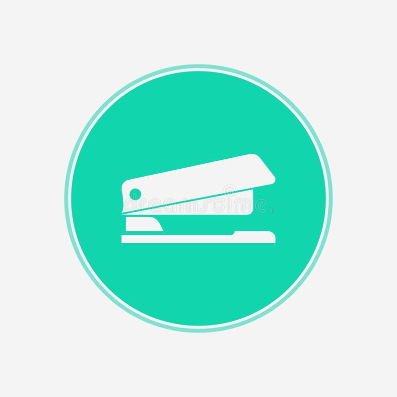 Stapler Vector Icon Sign Symbol Stock Vector - Illustration of metal ...