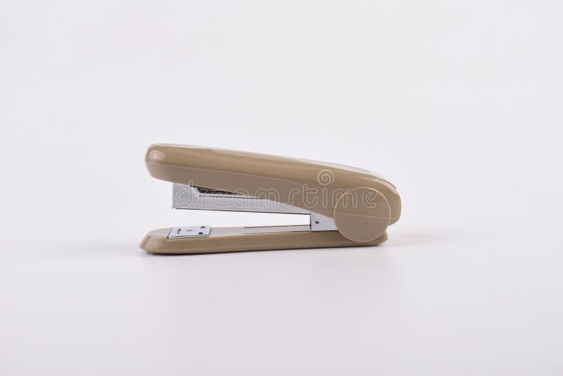 Red Stapler Side View stock image. Image of paper, stapler - 215539967