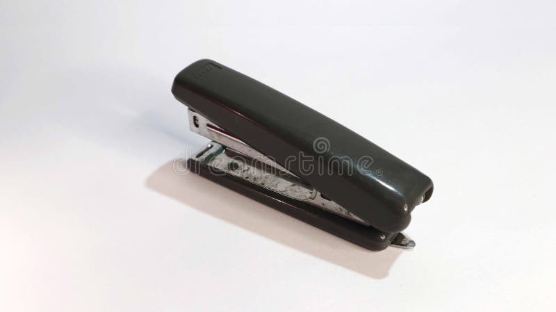 Stapler on White Background Isolated Stock Photo - Image of mechanical ...
