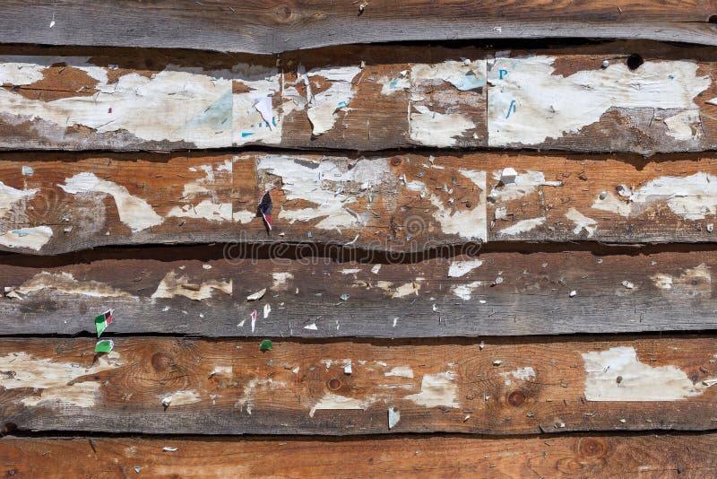 Staples on an Old Wooden Wall Stock Image - Image of brown, grunge ...