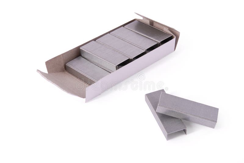 Office Stapler for a Paper Fastening Stock Image - Image of paper ...
