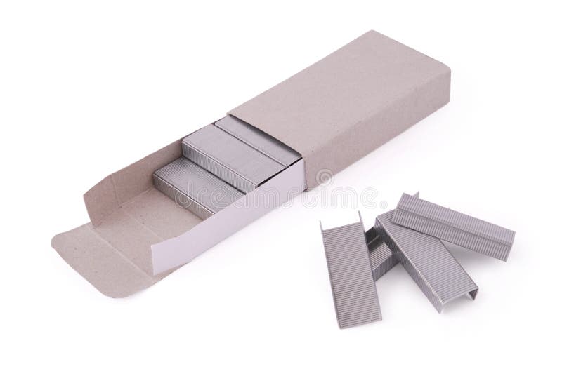 Office Stapler for a Paper Fastening Stock Image - Image of paper ...