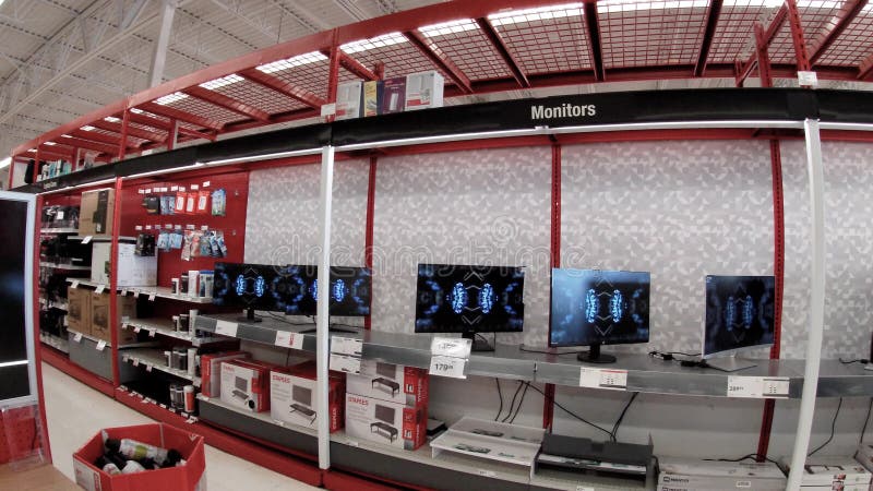 Staples Retail Store Interior 2022 Computer Monitors Editorial Stock ...