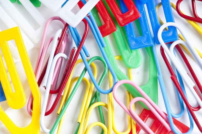 Staples for school colored stock image. Image of decorative - 16553117