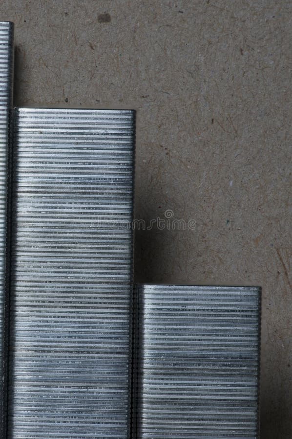 Staples for a Stapler in an Office Stock Image - Image of artistic ...