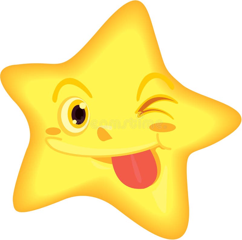 Winking Star Stock Illustrations – 250 Winking Star Stock Illustrations ...